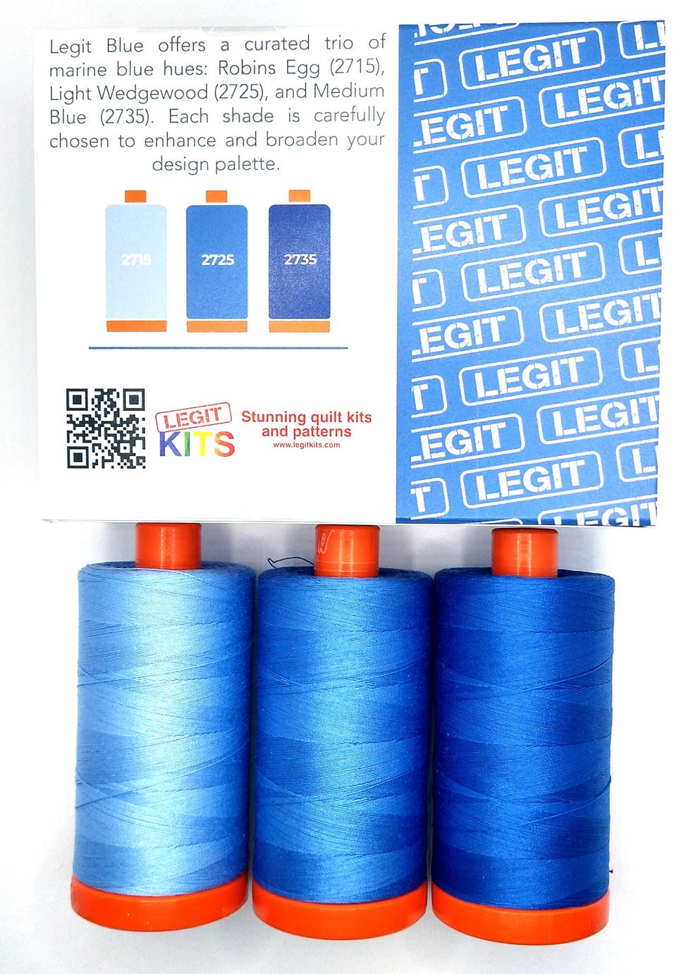 Aurifil Thread Collection - Blue – Five Sisters Quilt Shop