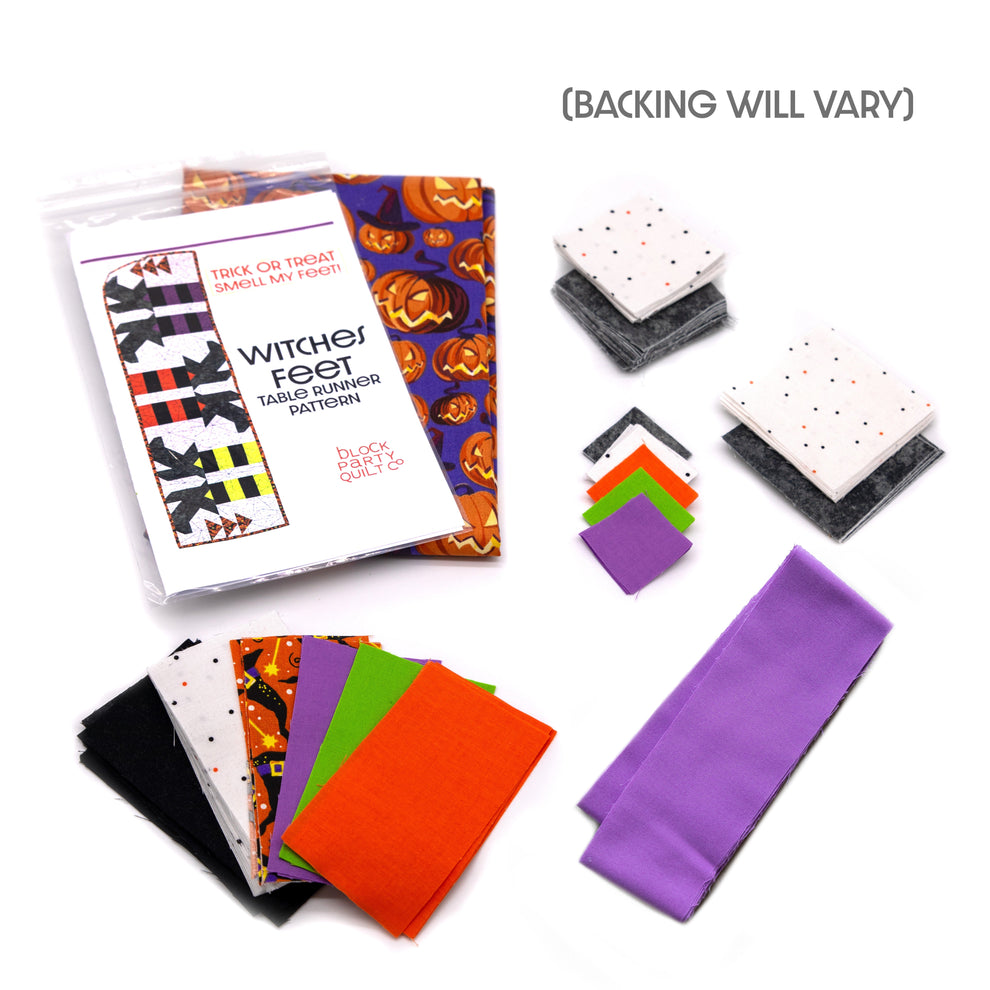Witches Feet Table Runner Precut Quilt Kit – Five Sisters Quilt Shop